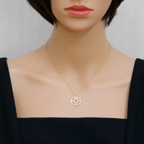 Tiffany & Co. | Bags | Tiffany Atlas Open Medallion Diamond Necklace 8k ...